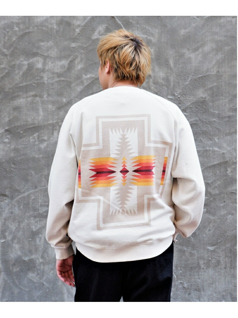 【楽天市場】PENDLETON/ペンドルトン Raglan Back Print Sweat Pullover BEAVER ビーバー トップス スウェット・トレーナー ホワイト ブラック ...
