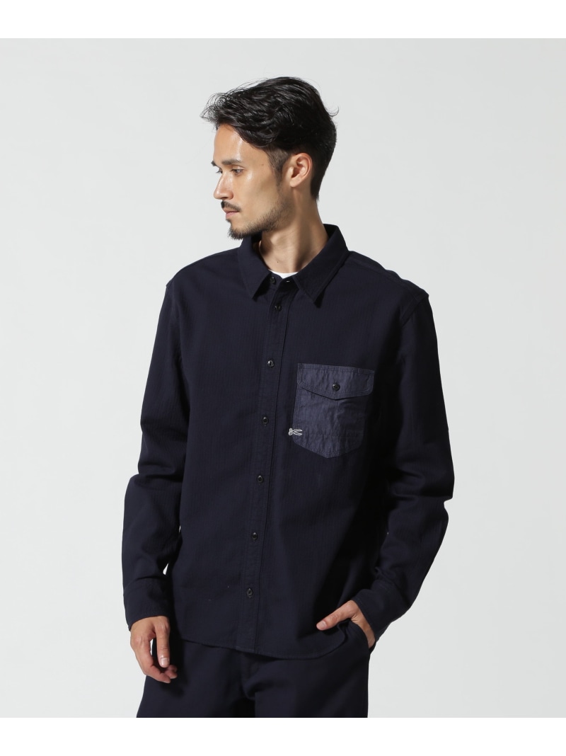 【楽天市場】DENHAM/デンハム/WORKER REG MIX SHIRT SDM ROYAL FLASH ロイヤルフラッシュ トップス ...