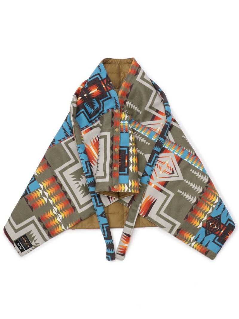 【楽天市場】TAION * PENDLETON/タイオン*ペンドルトン 4WAY PONCHO リバーシブル4WAYポンチョ(PDT-TON-213010) BEAVER ビーバー 福袋 ...