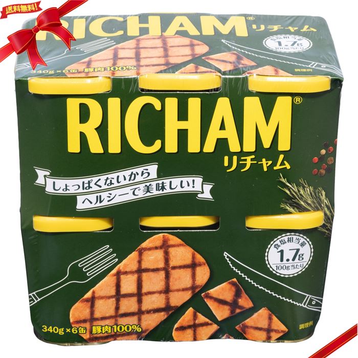【楽天市場】東遠 リチャム 340g x 6缶：雑貨通販店ユートピア