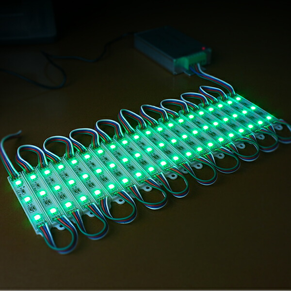 【楽天市場】LEDモジュール 単体 5050 smd 3LED 20連 1.5m RGB 12V LED モジュール LED 間接照明 DIY ...