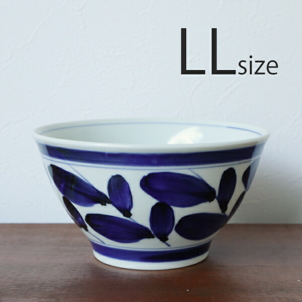 【楽天市場】波佐見焼 反り丼 斜葉 LL 10-033：有田焼 器の華 まるふく