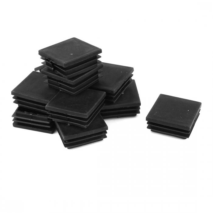 【楽天市場】uxcell パイプキャップ チューブ挿入 エンドキャップ 正方形 ブラック プラスチック 45mm x 45mm 12個 ...