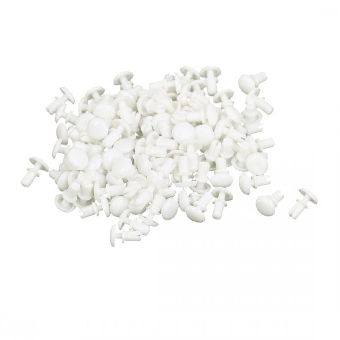 【楽天市場】uxcell プッシュリベット ホワイト ナイロンリベット 2.0-3.0mm 厚パネル用 100個入：uxcell japan