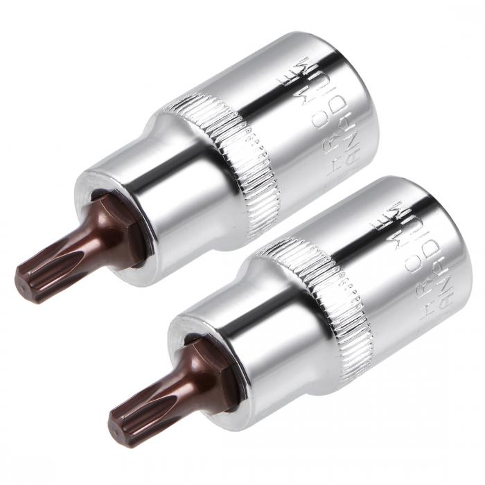 【楽天市場】uxcell トルクスビットソケット 12.7mmトルクドライブドライバービット ソケットレンチ T35 S2合金鋼製 長さ ...