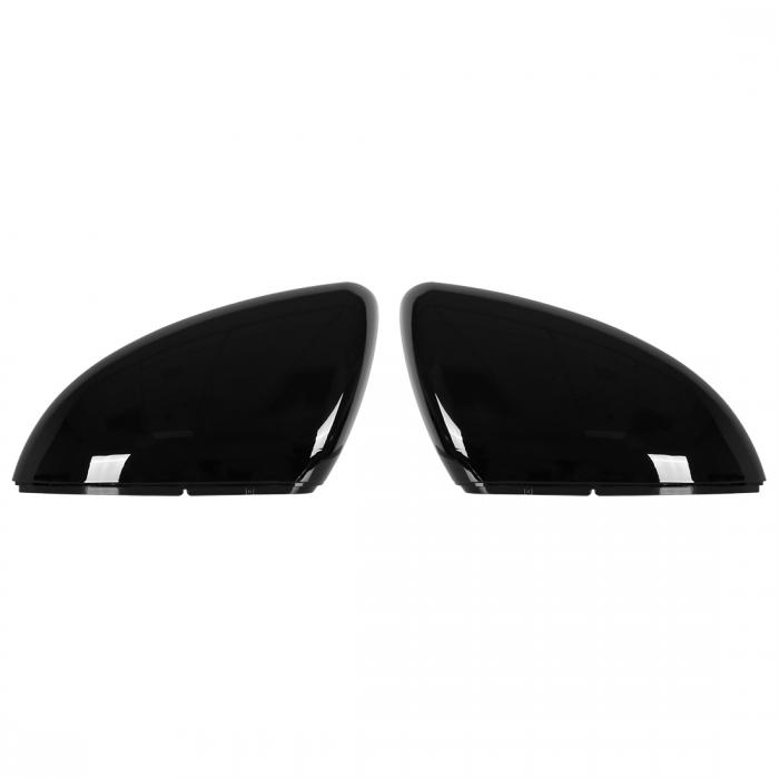【楽天市場】uxcell ドアウィングミラーカバーキャップ 新しいエクステリアリアビューミラーハウジング 艶やかブラック Volkswagen ...