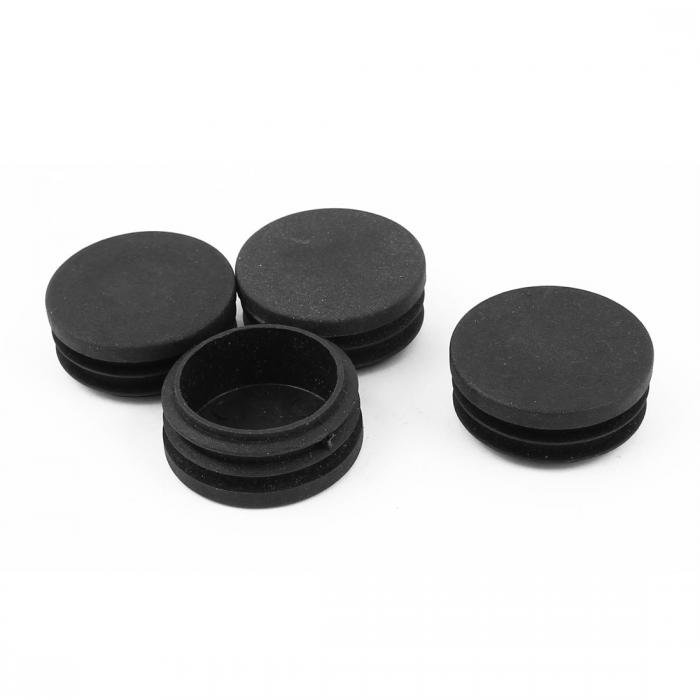 【楽天市場】uxcell 丸パイプキャップ 丸内栓 平頭タイプ ブラック プラスチック 直径42mm 4個セット：uxcell japan