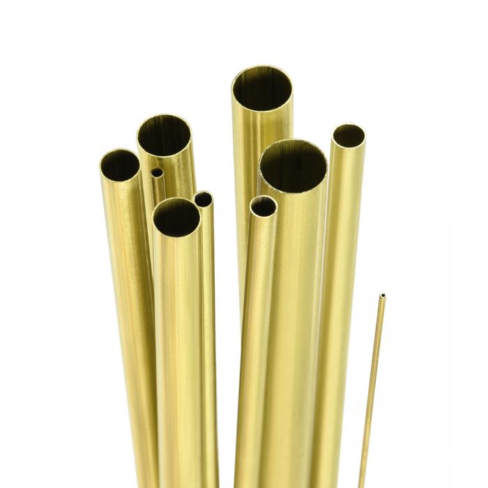 【楽天市場】uxcell 真鍮チューブ 1mm 2mm 3 mm 4mm 5mm 6mm 7mm 8mm 9mm 10mm外径x 0.2mm壁厚さ 300mm長さ シームレスラウンドパイプ ...