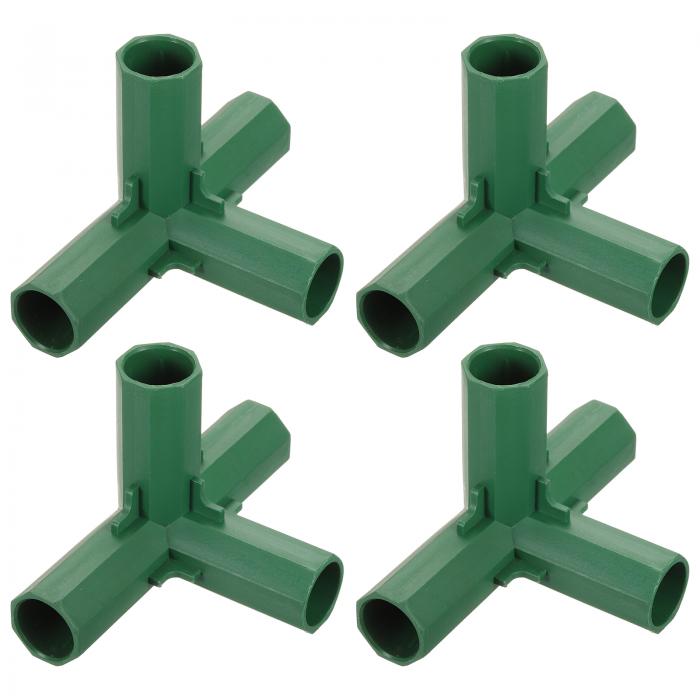 【楽天市場】uxcell 温室フレームコネクタパイプ継手義務ジョイントツール プラスチック 4ウェイ フレームコネクタ トレリス日焼け止め小屋 ...