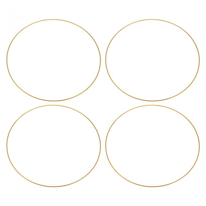 【楽天市場】PATIKIL 19" 丸い金属フローラルフープ ゴー ルド4個セット ウェディングジオメトリックデコレーションパーティーウォール ...