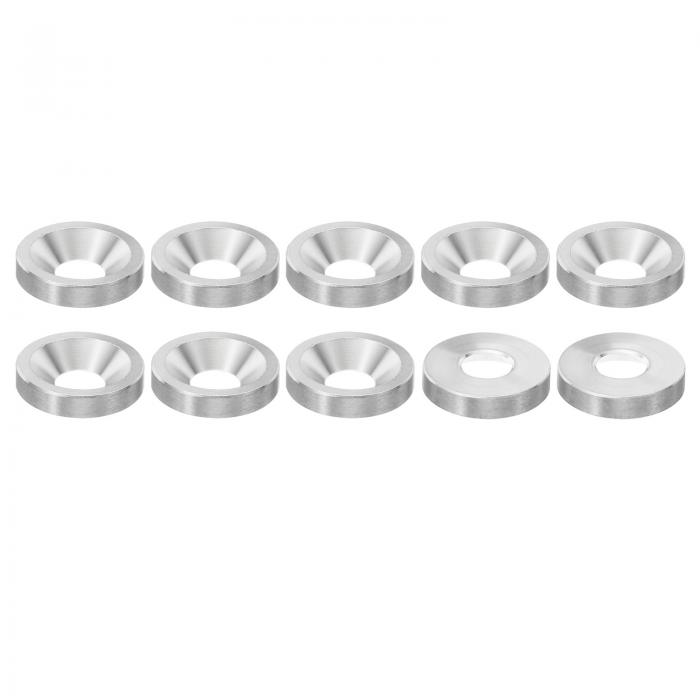 【楽天市場】PATIKIL M8仕上げ皿座金 10個 22 mm直径 4.5 mm高さ ソリッド 304ステンレス鋼 CNC 仕上げカップ ...