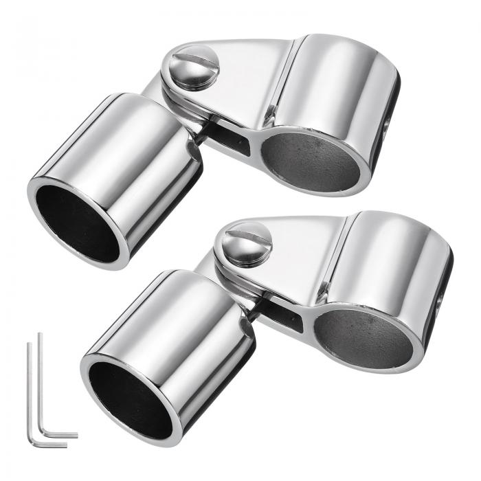 【楽天市場】uxcell 2ペアのビミニ トップジョーシライドとアイエンドキャップ 7/8インチ（22mm）ODラウンドチューブに適合する ...