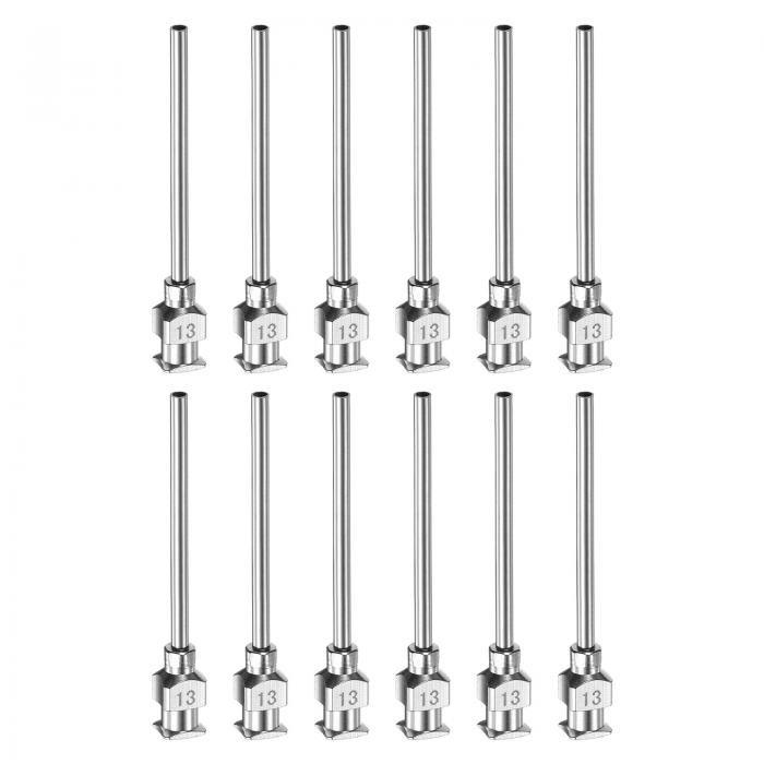 【楽天市場】uxcell 12本の13ゲージステンレス製ディスペンシングニードル 1 1/2"のオールメタルグルーニードルチューブ 厚い液体 ...