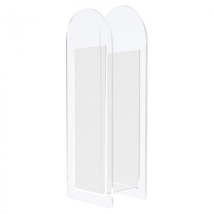 【楽天市場】PATIKIL アクリル製花瓶 アーチ型アクリルフラワーベース 透明な幾何学的なプラスチック装飾花瓶 ウェディングテーブルセンター ...