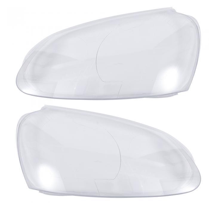 【楽天市場】ACROPIX Volkswagenに対応ゴルフMK5 2005-2009用フロント左右ヘッドライトカバー ヘッドランプクリア ...