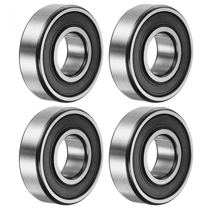 【楽天市場】uxcell 6204-2RSディープグルーブボールベアリング 20 x 47 x 14mm C3ダブルゴムシールクロム鋼 ...