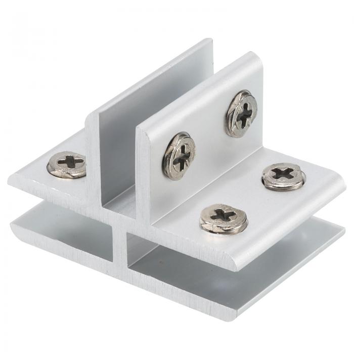 【楽天市場】uxcell 180度ガラスクランプ 5-8mm厚可変T字型ガラス棚サポートブ ラケット アルミ合金ガラスクリップクランプホルダー ...