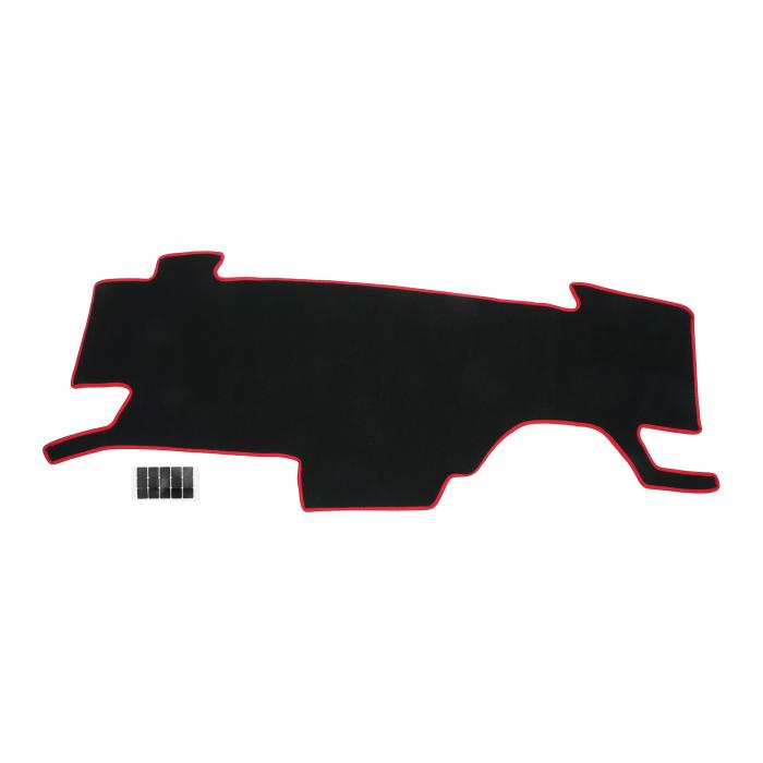 【楽天市場】TUCKBOLD 日産に対応ノートE-POWER E13用ダッシュカバー 折りたたみ式 センターコンソールダッシュカバーマット ブラック レッド ステッカー付き 1セット ...