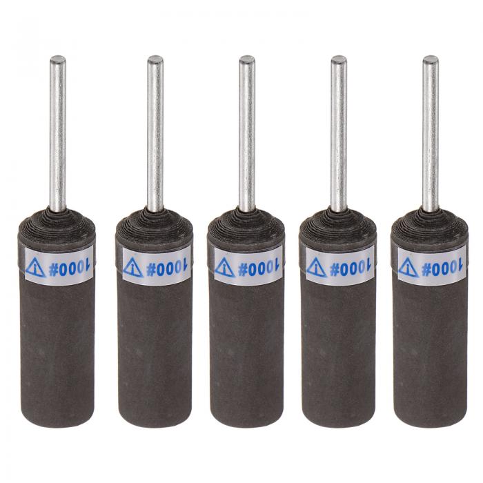 【楽天市場】uxcell 5個 研磨用サンドペーパーロール 1000番目の目 2.35mm シャンク サンディングドラムスリーブ シリンダー ...