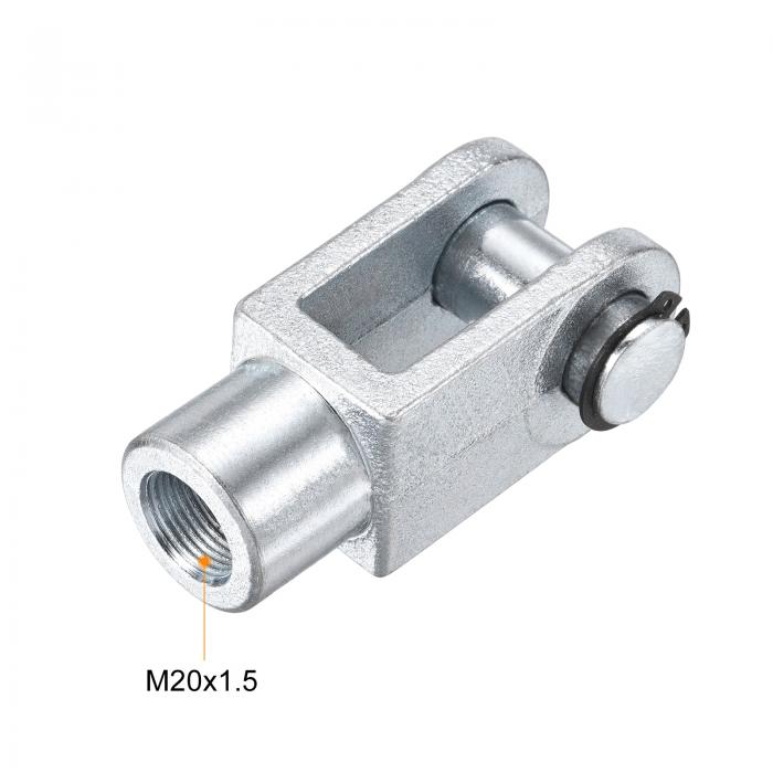 【楽天市場】PATIKIL 93 mm長さ M20x1.25 エアシリンダーロッドクレビスエンド メススレッド Yコネクタ シルバー ...