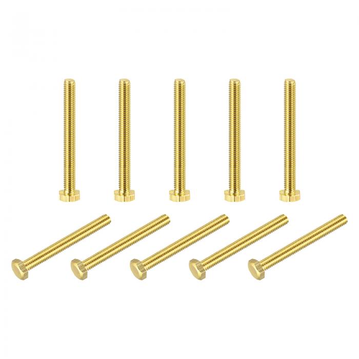 【楽天市場】uxcell 真鍮六角ボルト M4x40 mm 全ねじボルト グレード4.8 ソリッドブラス六角ボルト 機械ネジ 10個 ...