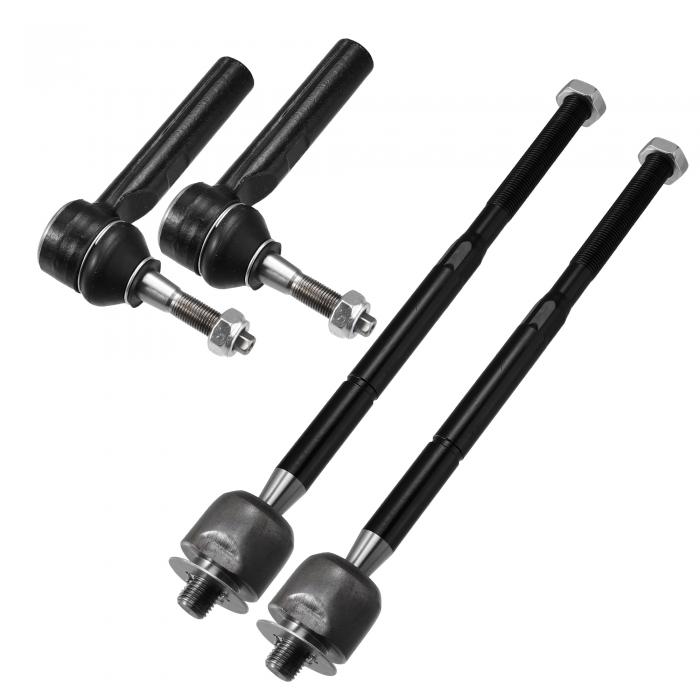 【楽天市場】uxcell フロントインナーアウタータイロッドリンク サスペンションステアリングタイロッドエンド EV80645 ...