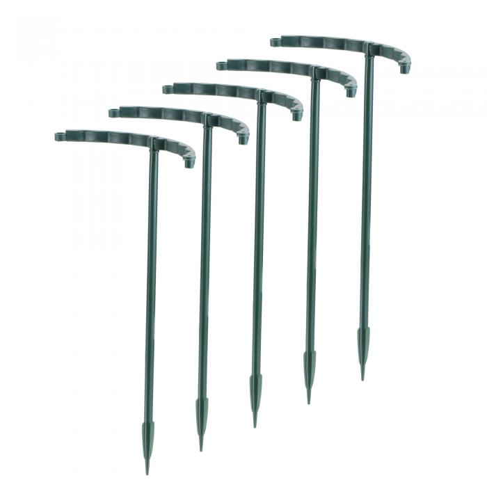 【楽天市場】uxcell 植物サポートステーク プラントスタンドケージ フラワークライミングロッド 半円リング プラスチック 25cm 6 ...