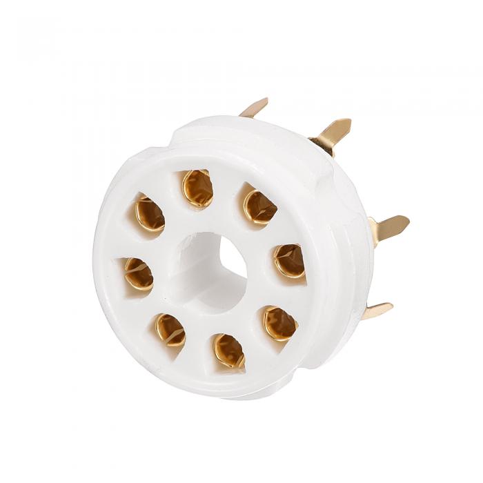 【楽天市場】uxcell 8ピン真空管ソケット セラミック製管ソケット 真空管用ソケット ゴールドメッキ KT88 6SL7チューブに対応 ...