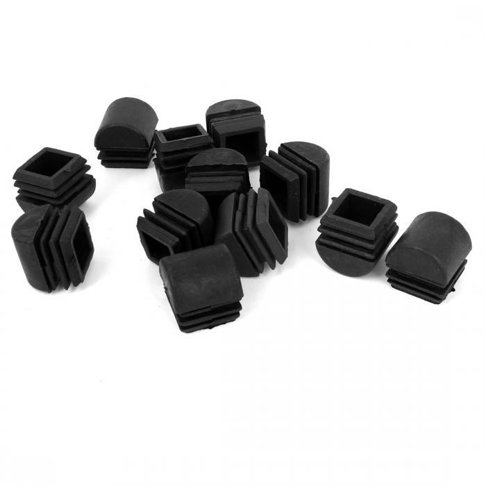 【楽天市場】uxcell パイプキャップ チューブキャップ チューブ挿入 チューブ蓋 プラスチック ブラック 直径25mm 12個 ...