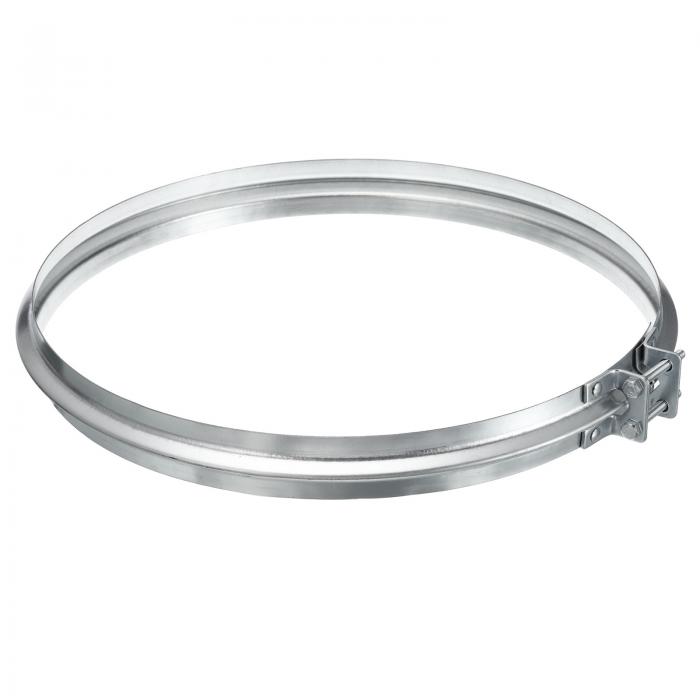 【楽天市場】PATIKIL ダクトクランプ 350 mm 調整可能 亜鉛メッキ鉄パイプ ホースクランプ エアダクト ドライヤーベントホース ...