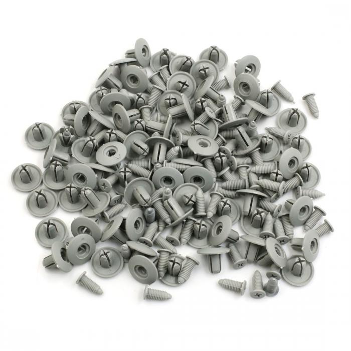 【楽天市場】uxcell プラスチックリベット ボディバンパーリテーナークリップ 直径19.8mm 穴8mm 80個入り 16.8x19 ...