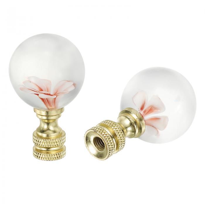 【楽天市場】PATIKIL ランプシェードハープトップ用の1/4-27ランプフィニアルキャップ 2個入りキャップナットスクリューキャップノブ ...