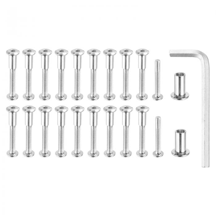 【楽天市場】uxcell バインディングスクリューポスト 20セット スクリューポスト 5/16"(8mm) 穴径に適したM6 x 45mm ...