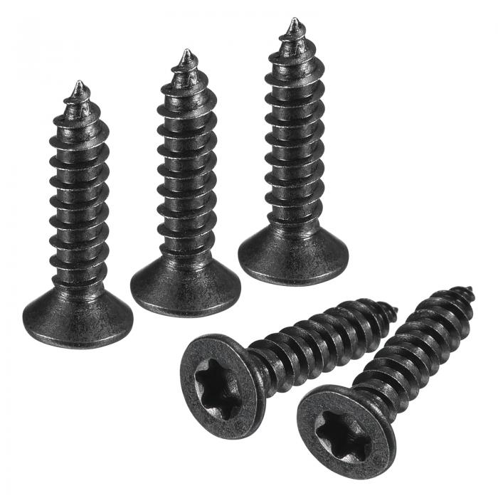 【楽天市場】uxcell #6 x 5/8" フラットヘッド トルクス/スター ウッドスクリュー 100個 304ステンレススチール フル ...