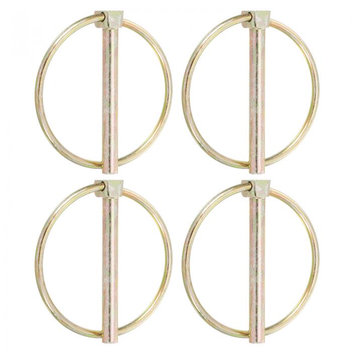 【楽天市場】PATIKIL 5/16 x 2.76" リンチピン 4個 リンチピンアソートメントキット 軸ロックピンクリップハードウェアピン ...