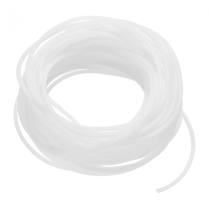 【楽天市場】uxcell ラバーコードチューブ 33ft(10 m)2mm Dia 1.2mm Hole ホワイト ホローチュービング DIY ...