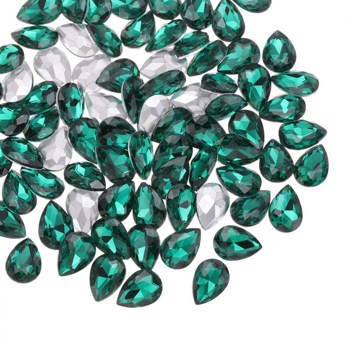 【楽天市場】uxcell 100個 10 x 14 mm ティアドロップ ラインストーン アクリル 尖ったバック ラインストーン ビーズ 宝石 ...