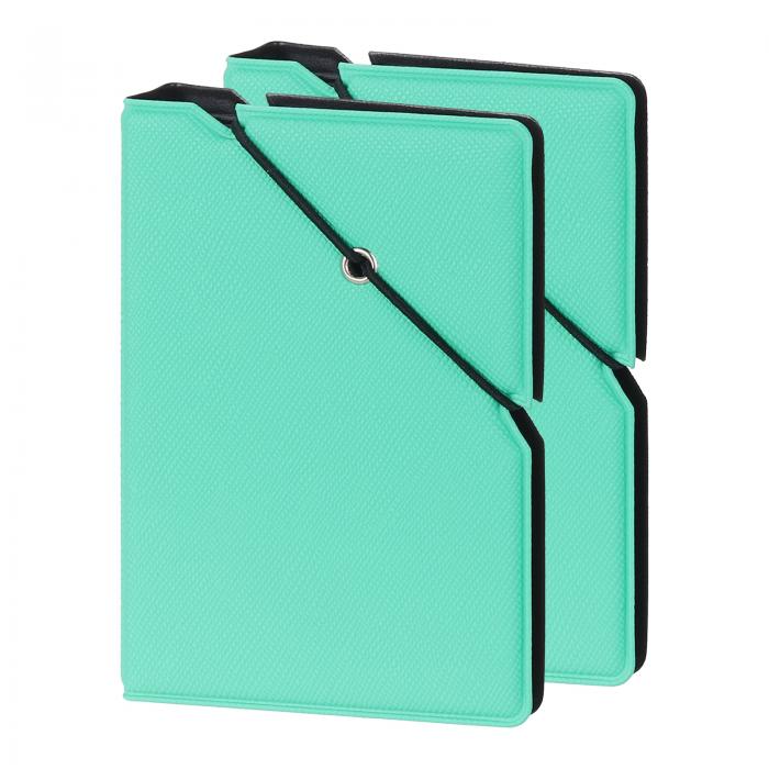 【楽天市場】uxcell ミニフォトアルバム 28ポケット2 x 3フォトアルバムブック レザーカバー ラバーバンドロック付き 富士フイルム ...