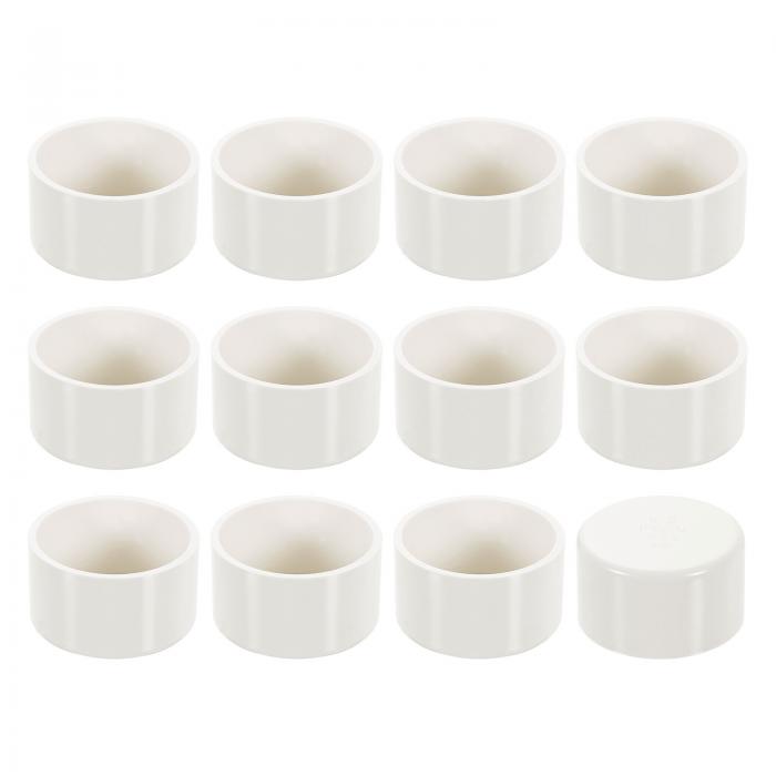 【楽天市場】uxcell 12個のPVCパイプエンドキャップフィッティング 2"家具グレードパイプエンドキャッププラ ...