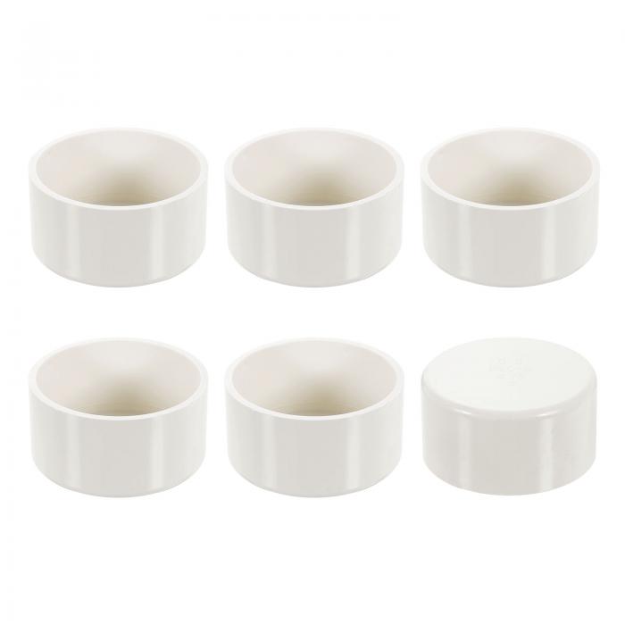 【楽天市場】uxcell 6個のPVCパイプエンドキャップフィッティング 3"家具グレードパイプエンドキャッププラ ...