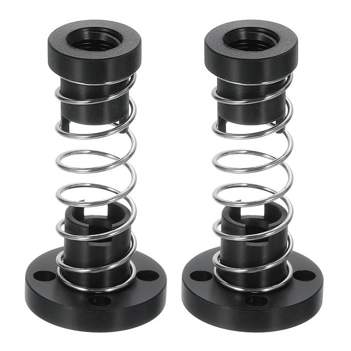 【楽天市場】uxcell 2個Tr8x2 T8 POMアンチバックラッシュスプリングロードナット ギャップナット 排除（アクメスレッド ピッチ ...