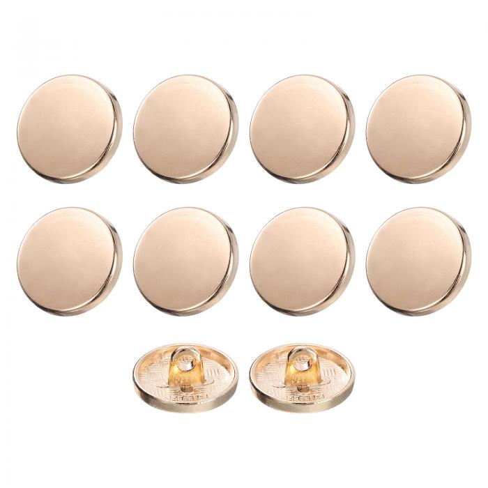 【楽天市場】uxcell 10個24Lメタルラウンドフラットボタン15mm合金シャンククラフト交換ボタン男性女性スーツウールコートシャツズボン ...