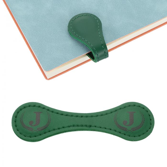 【楽天市場】uxcell パーソナライズされた磁気式レザーブックマーク 26文字 ブックマーク カスタ マイズイニシャルブックマーク ...