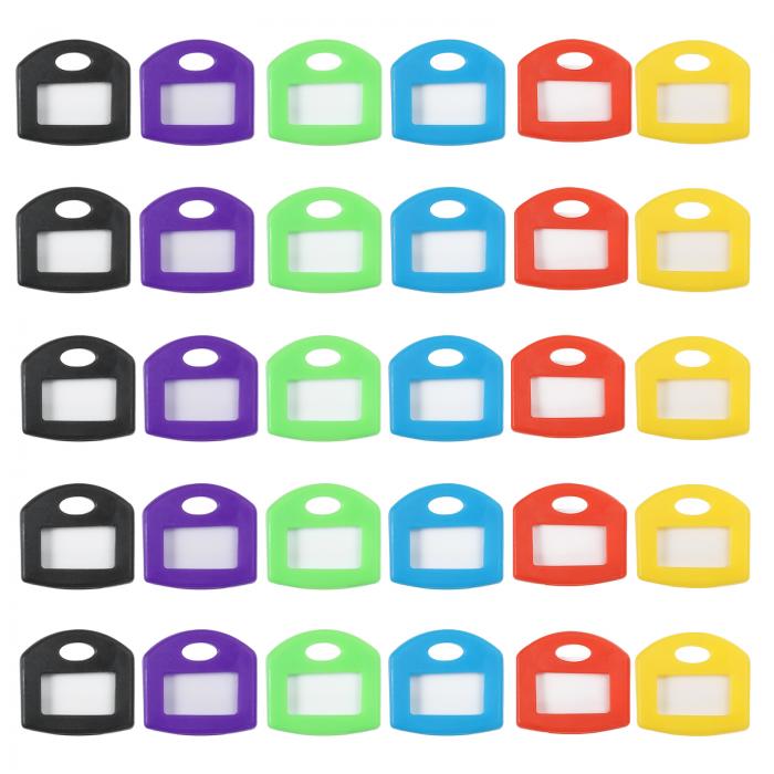 【楽天市場】PATIKIL 1" キーキャップタグ 30個 PVCキーカバーキャップ ブ ランクラベルとクリアウィンドウ識別子プロテクター付き ...