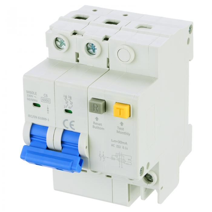 【楽天市場】uxcell ミニチュアサーキットブレーカー2極AC 230V 6A DINレールマウントAC切断スイッチサーキットブレーカー保護 ...