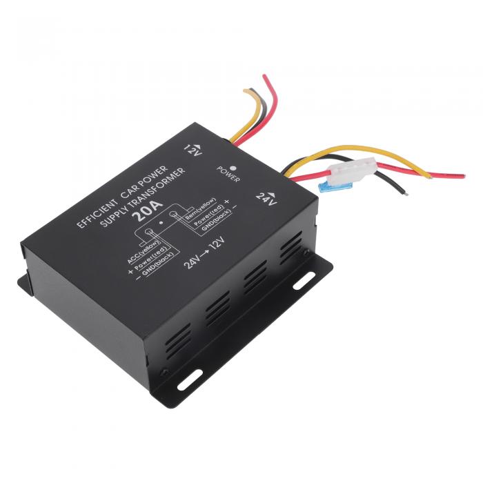 【楽天市場】TUCKBOLD トラック24Vから12V車載電源モジュール20A対応 | 電源コンバーター ブラック 1個：uxcell japan