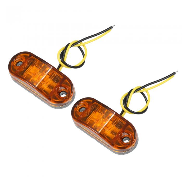 【楽天市場】TUCKBOLD トラック用LEDトレーラーライト 24V オーバルラバー防水 マーカーライト イエロー 2個セット：uxcell ...