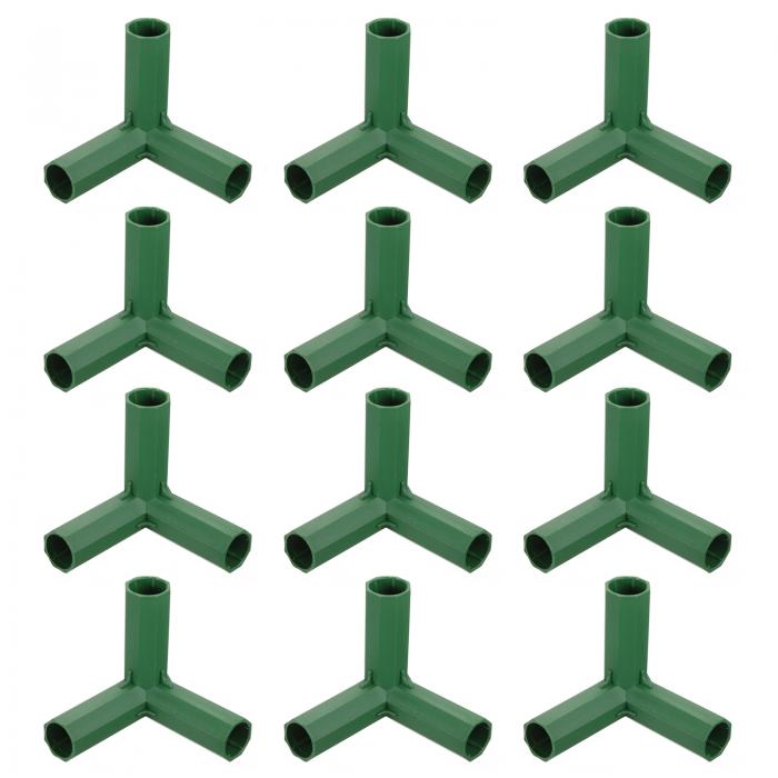 【楽天市場】uxcell 温室フレームコネクタパイプ継手義務ジョイントツール 3ウェイ フレームコネクタ トレリス日焼け止め小屋ガーデニングス ...