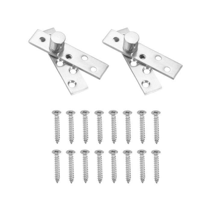 【楽天市場】uxcell ドアピボットヒンジ ステンレス鋼の隠しドアヒンジ 秘密のドアヒンジ ネジ付き スイングドア キッチンドア ...