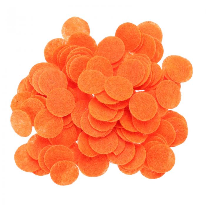 【楽天市場】uxcell 丸いフェルト サークル ソフト 厚い 手芸用 25 mmフェルトパッド DIY 縫製手芸用 オレンジカラー 200個 ...